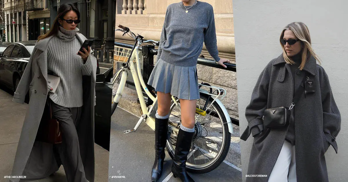 Grey Is In: How To Embrace The Latest Fashion Week Trend
