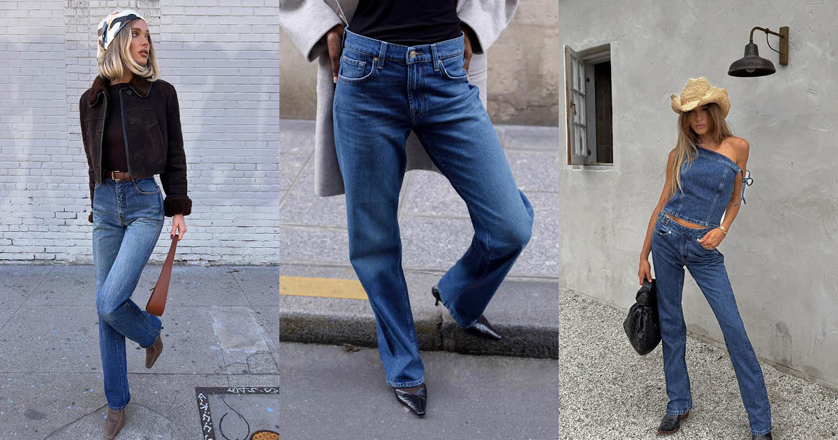 These 6 Women’s Jeans Styles Are Dominating 2024